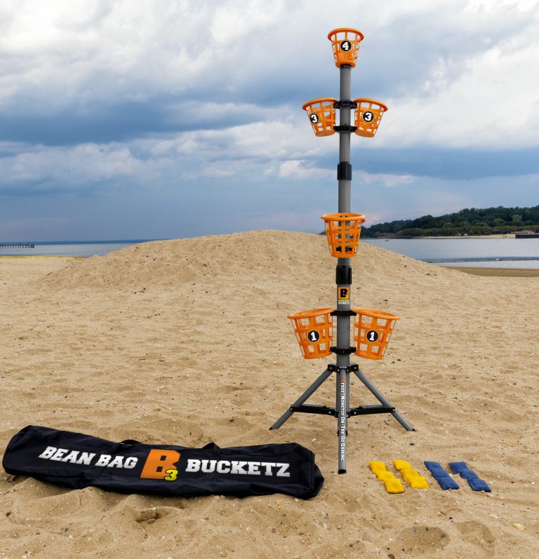 Bean Bag Bucketz - Outdoor Backyard Game - Best Outdoor Fun | NAPPA Awards