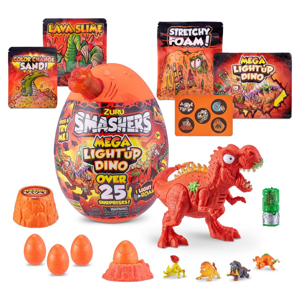Smashers Lava Light Up Dino Mega Surprise - Creative Play | NAPPA Awards