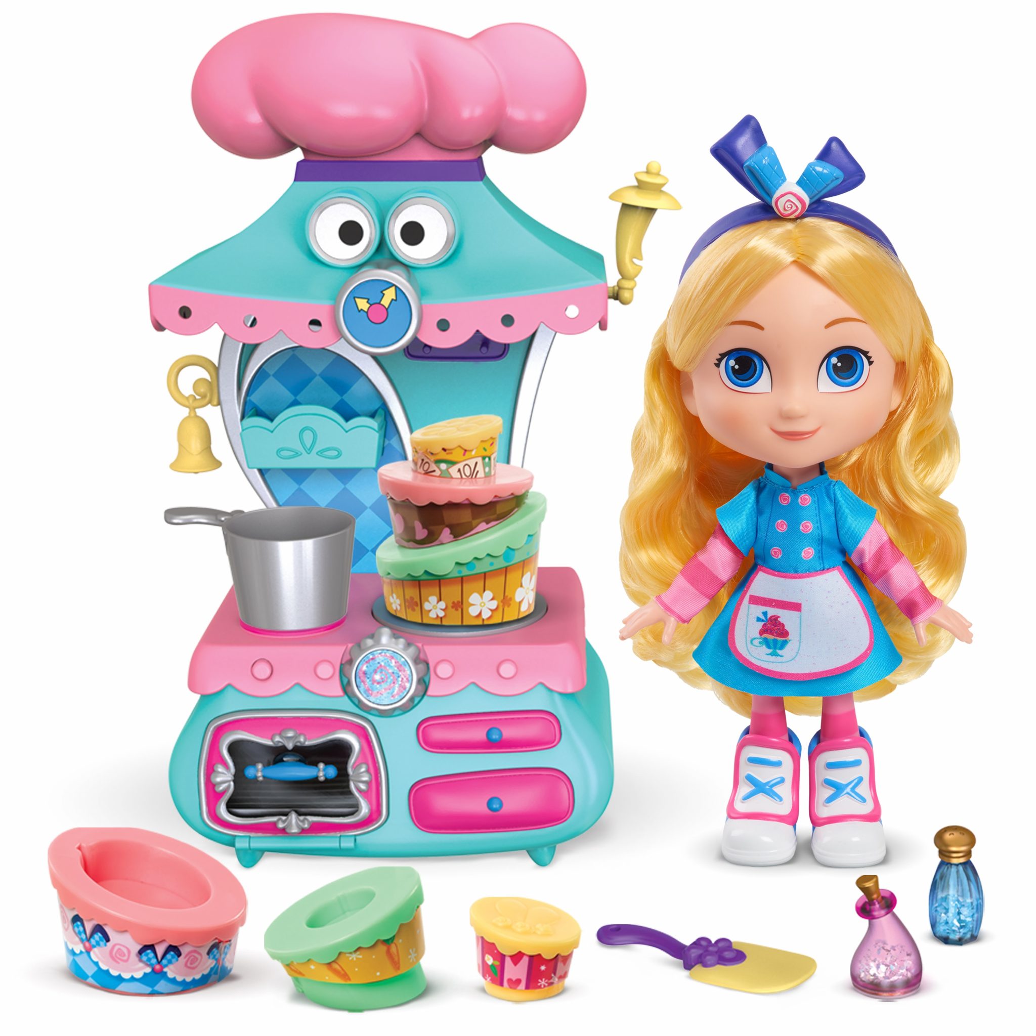 Disney Junior Alice's Wonderland Bakery Alice Doll & Magical Oven Set ...