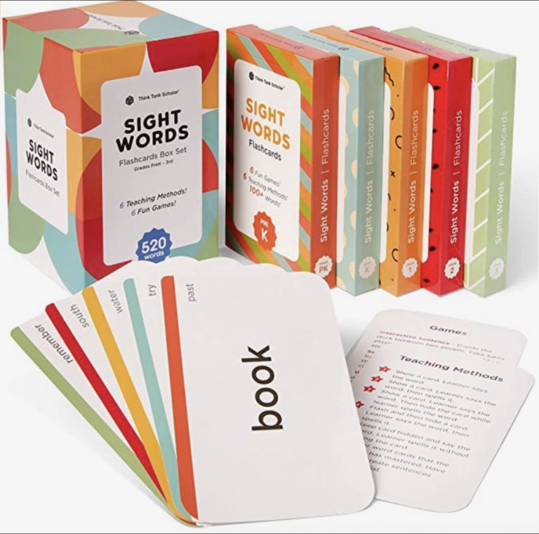 Sight Words Flash Cards Bundle - Best for Learning | NAPPA Awards