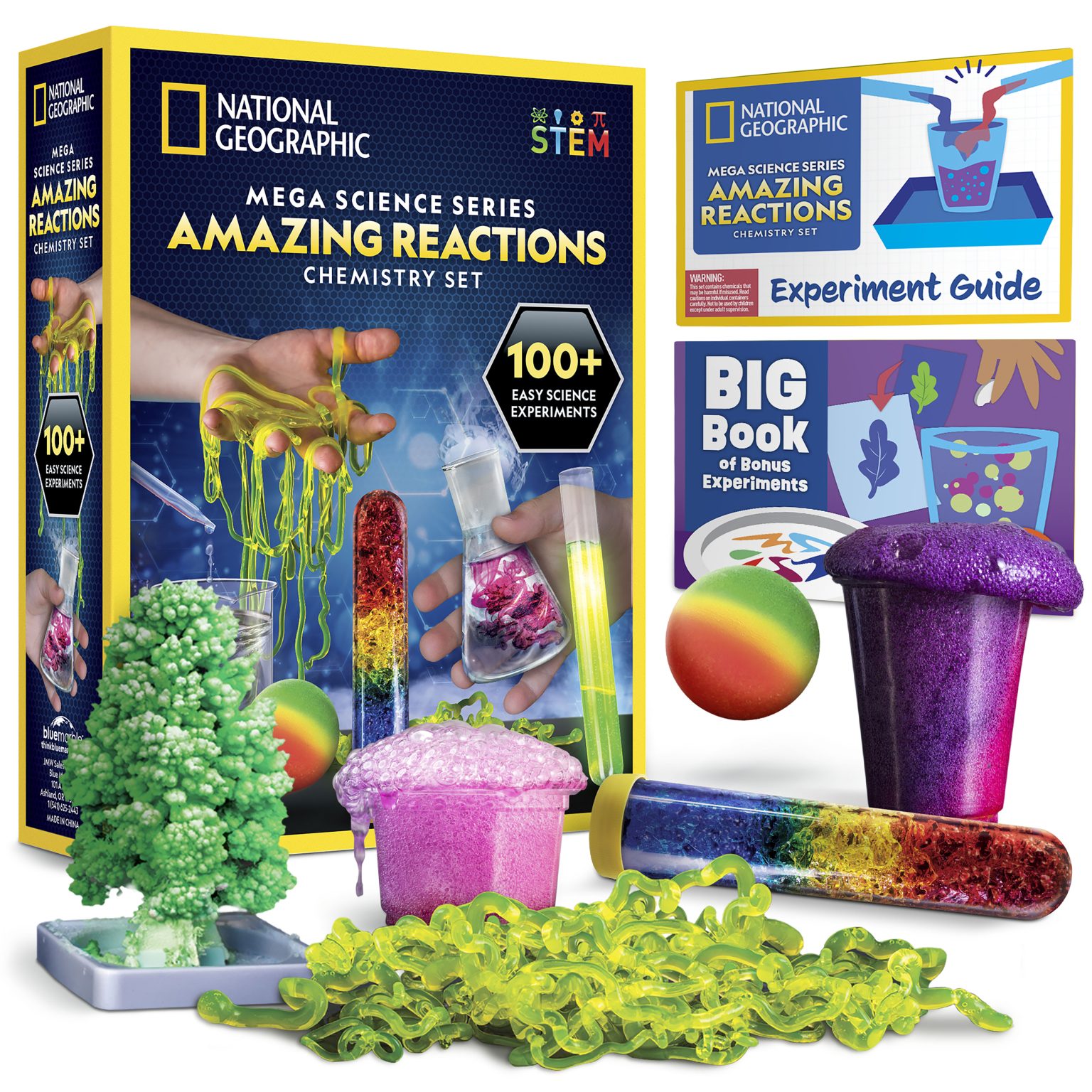 National Geographic Amazing Reactions Mega Chemistry Set - Best Toys ...